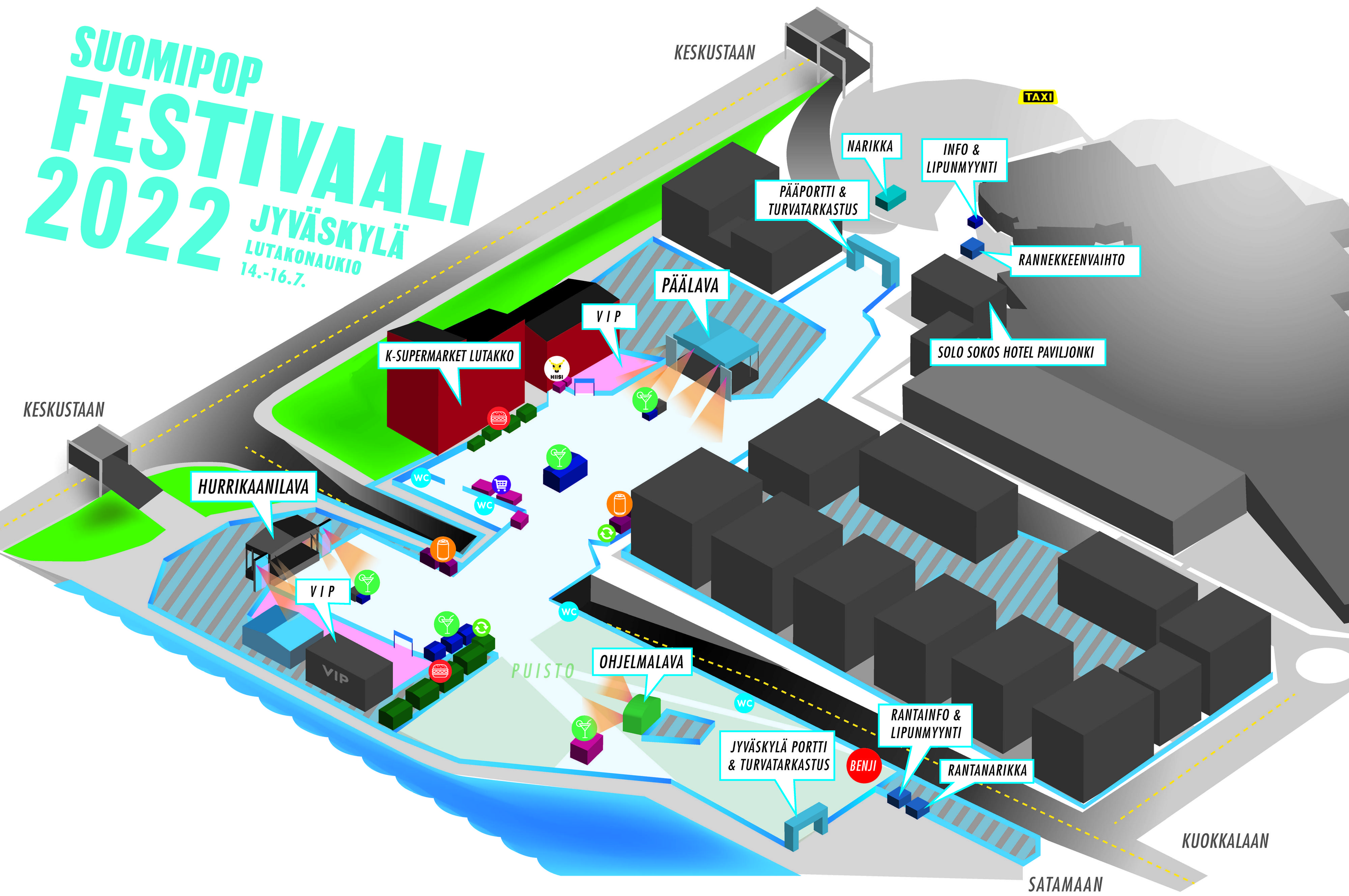 Palvelut ja tilat - Suomipop Festivaali